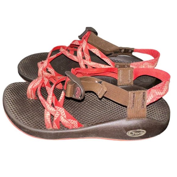 Chaco | Shoes | Chacos Womens Z Cloud X2 Sandals Size 9 Red Brown Read | Poshmark